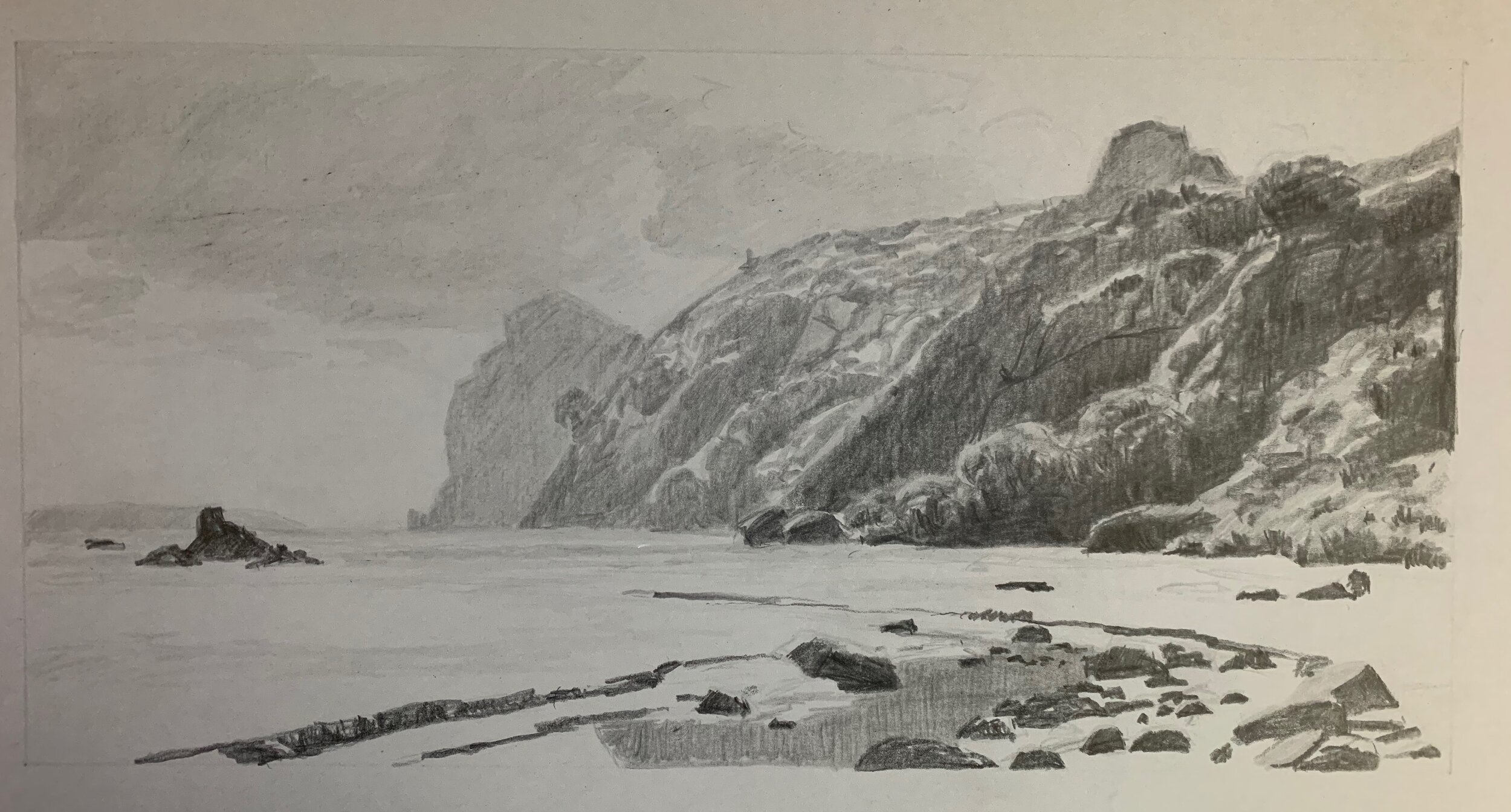 How to Draw a Coastal Landscape - Samuel Earp