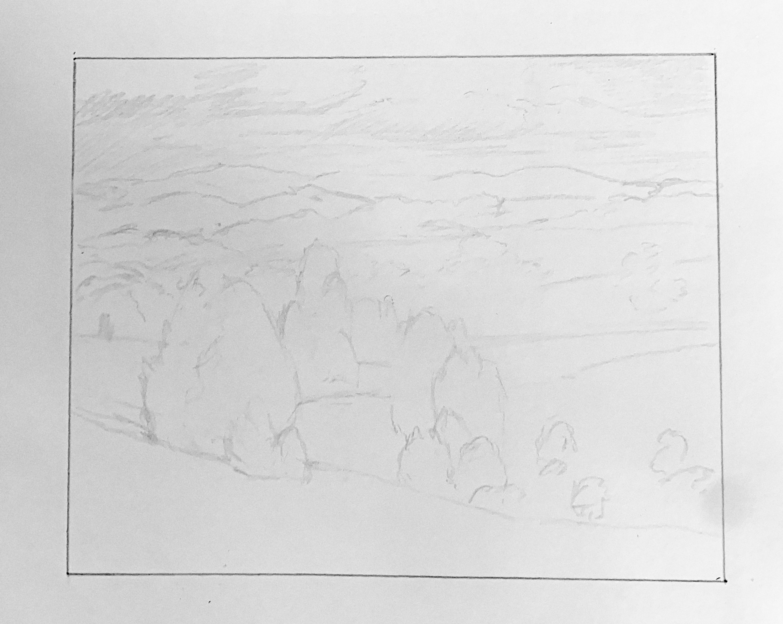 How To Draw Landscapes Tips For Drawing Trees Samuel Earp