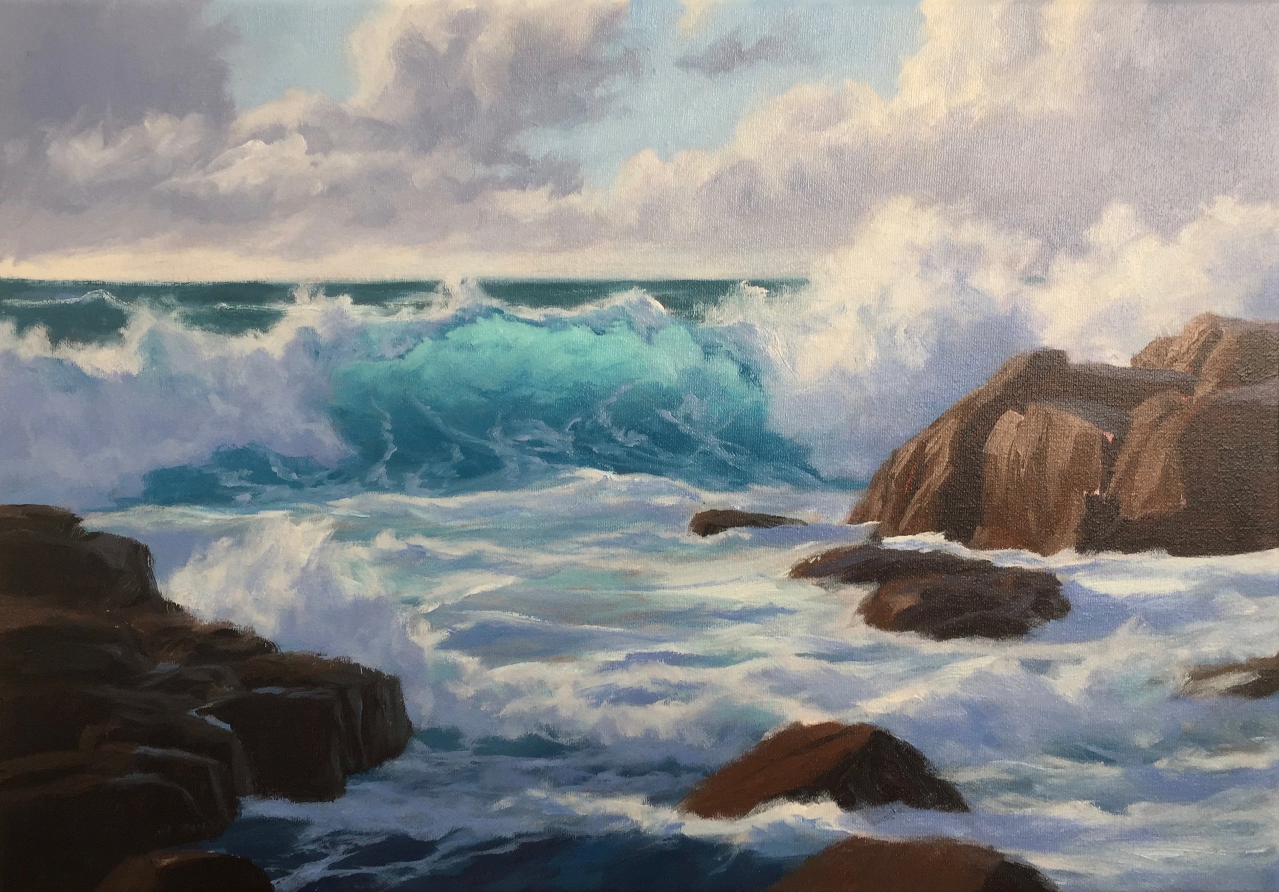 How to Paint a Dramatic Seascape in 5 Easy Steps