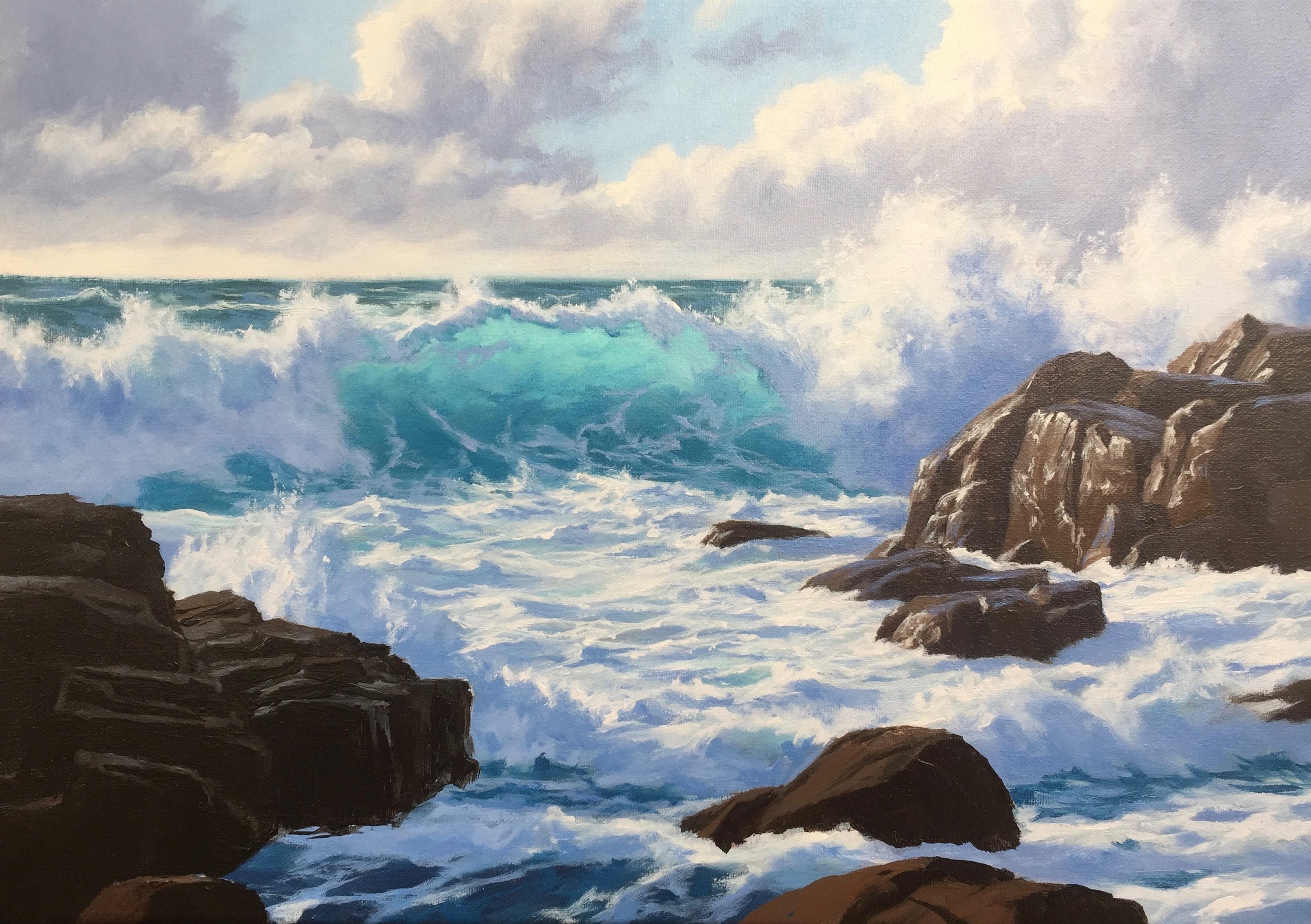 How to Paint a Dramatic Seascape in 5 Easy Steps