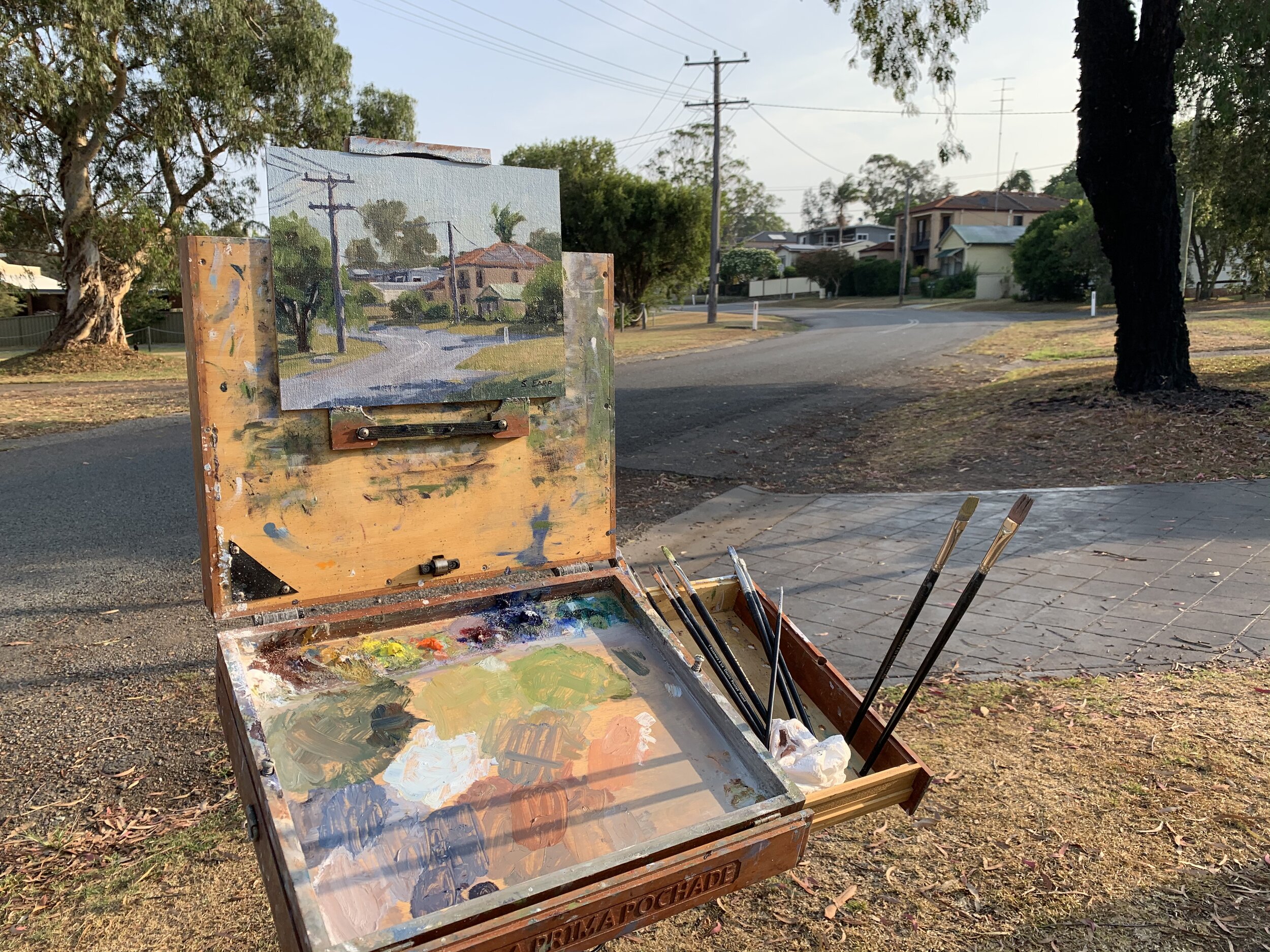 How to Paint a Street Scene En Plein Air - Samuel Earp