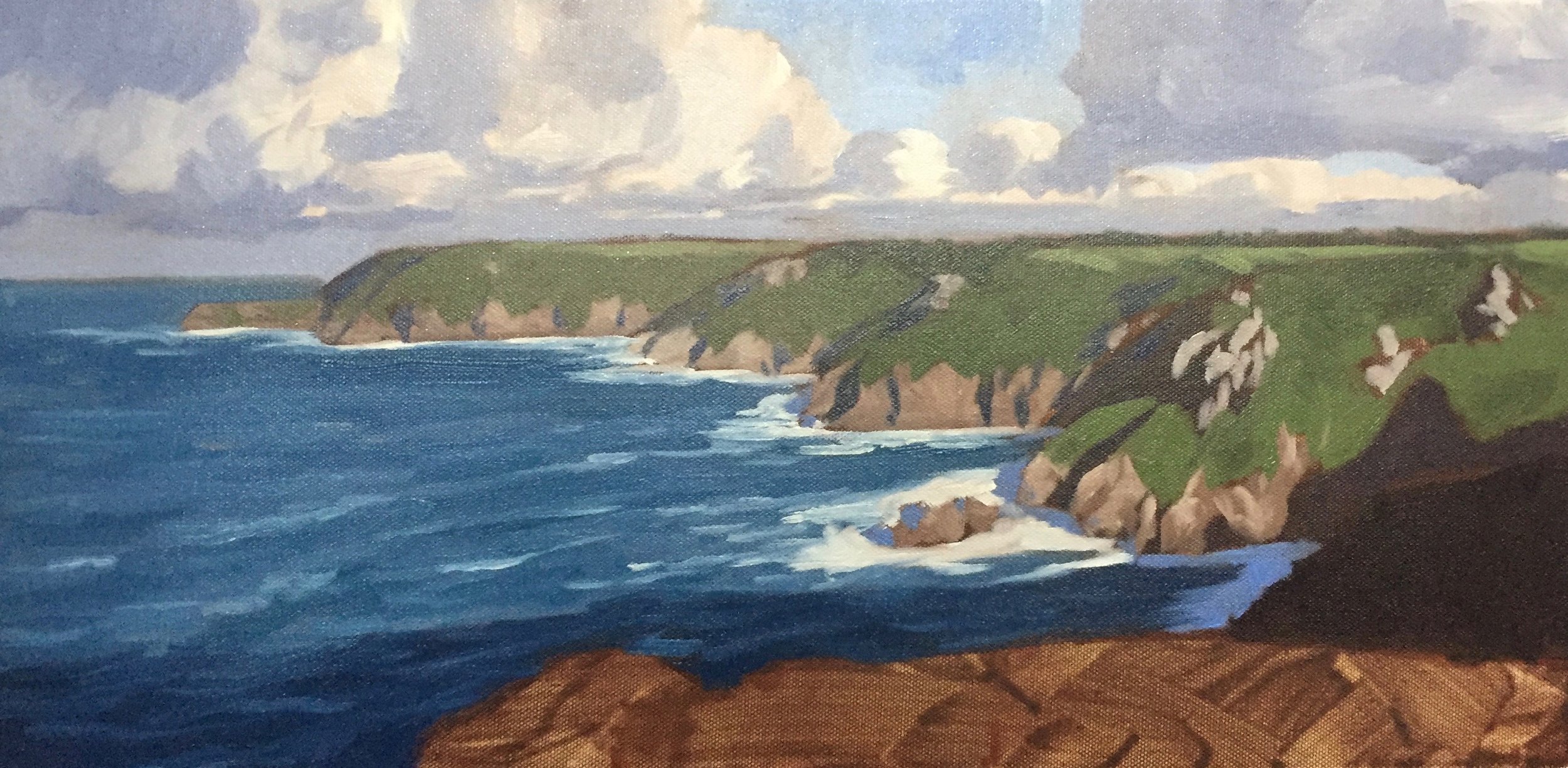 How to Paint Cliffs and Sea - Samuel Earp