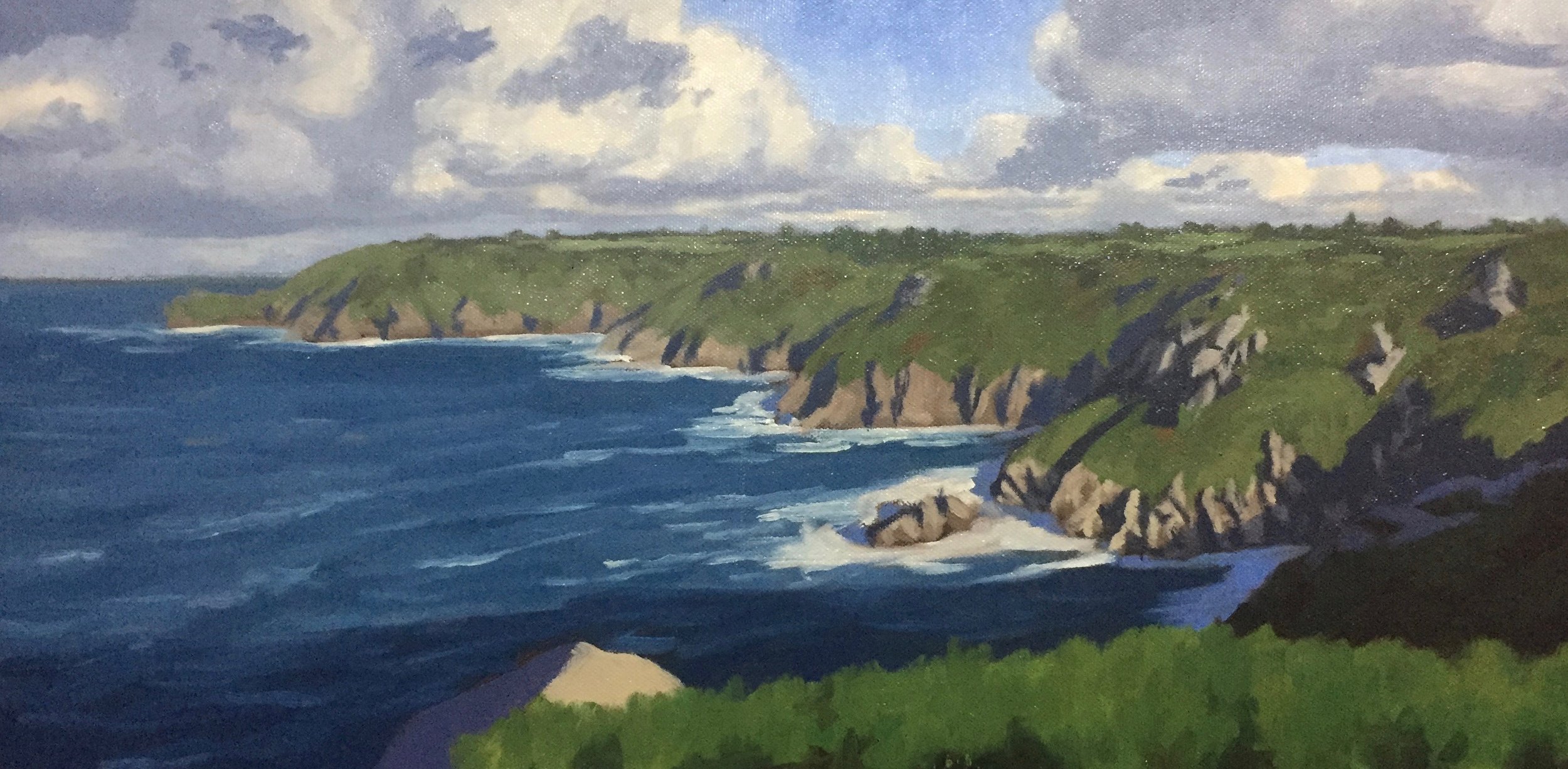 How to Paint Cliffs and Sea - Samuel Earp