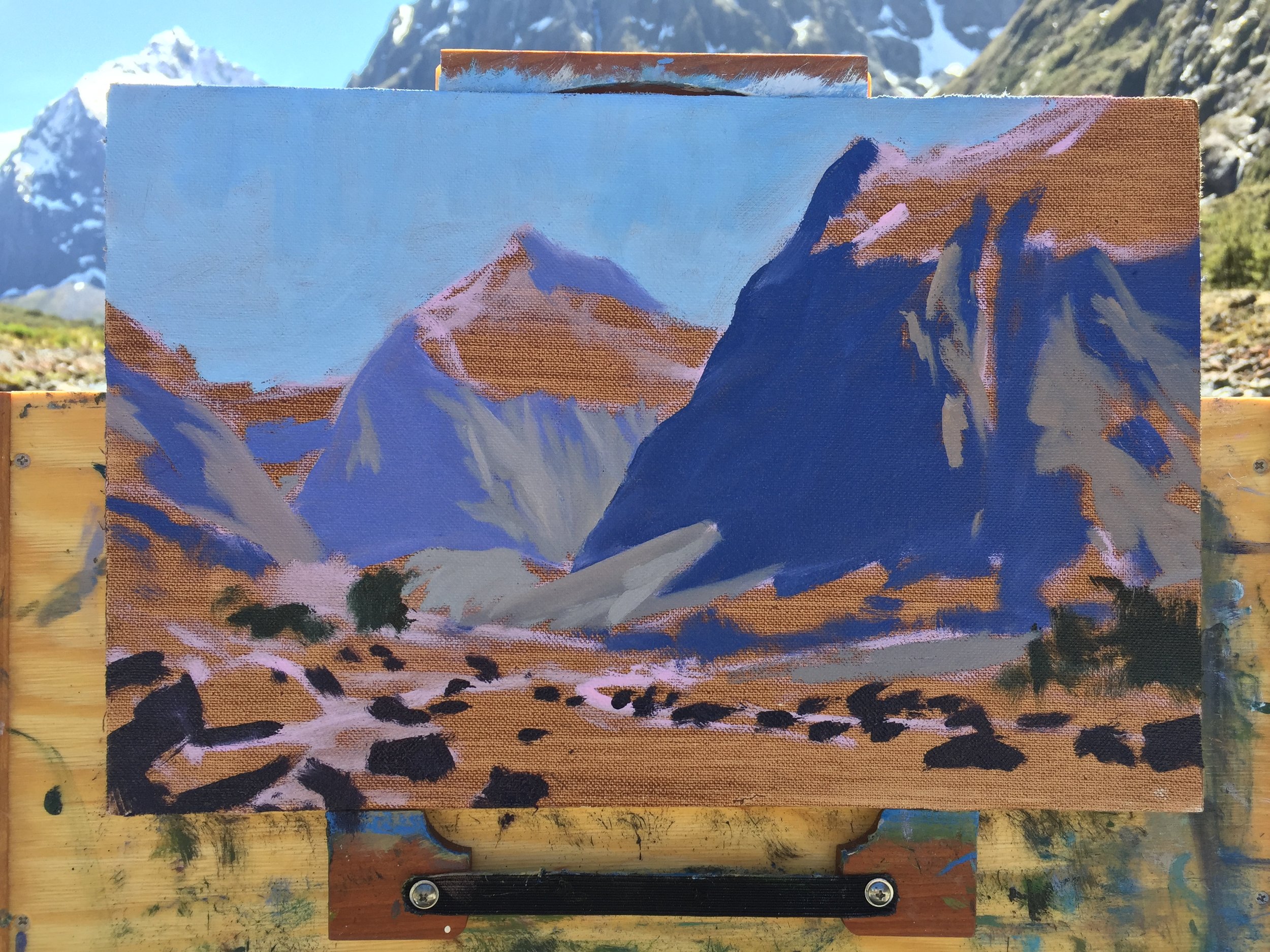 How to Paint Mountains in the Great Outdoors - Painting 'En Plein Air ...
