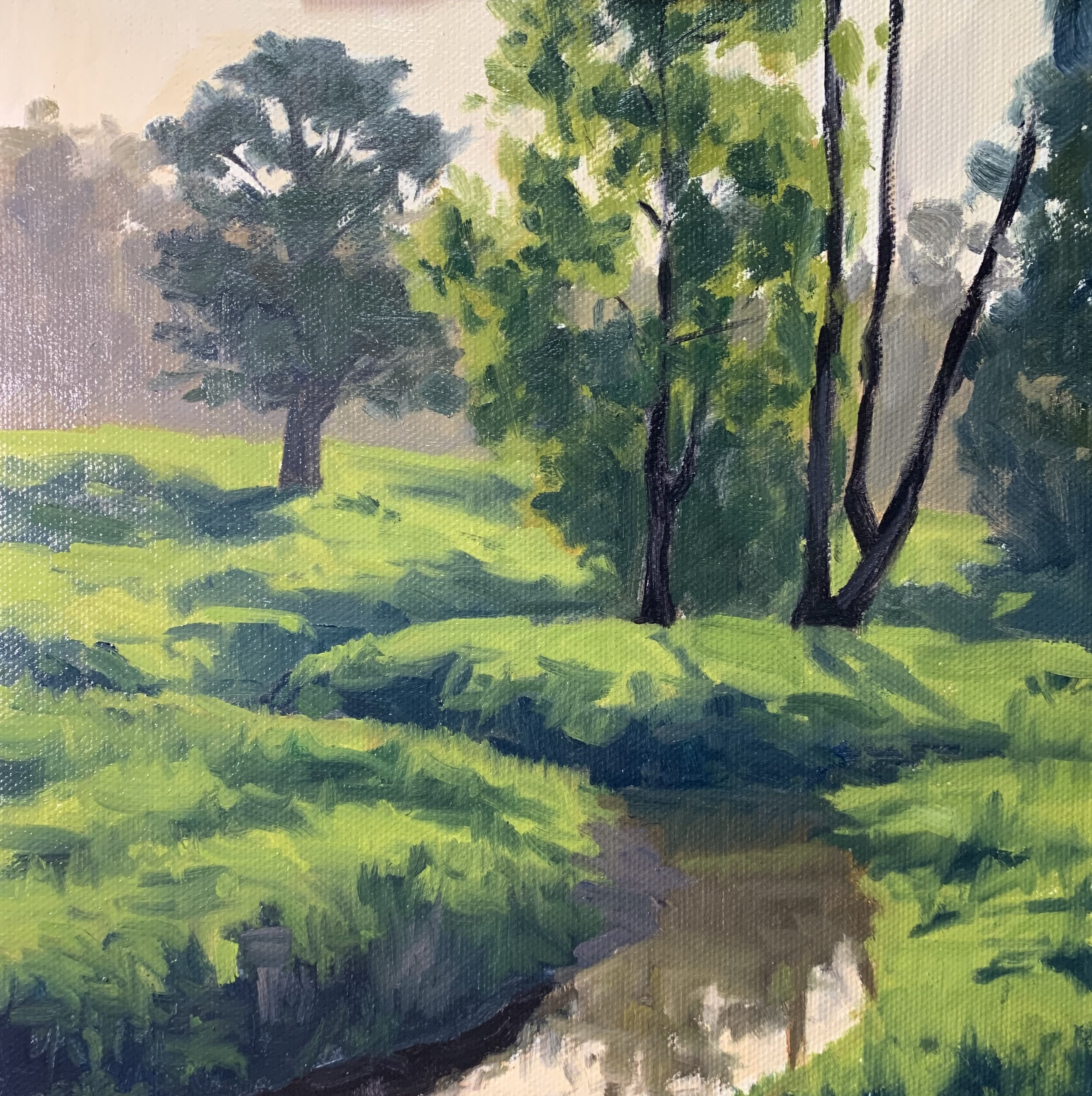 How to Paint Sunlit Trees - Samuel Earp