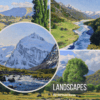 How to Mix Greens for Landscape Paintings