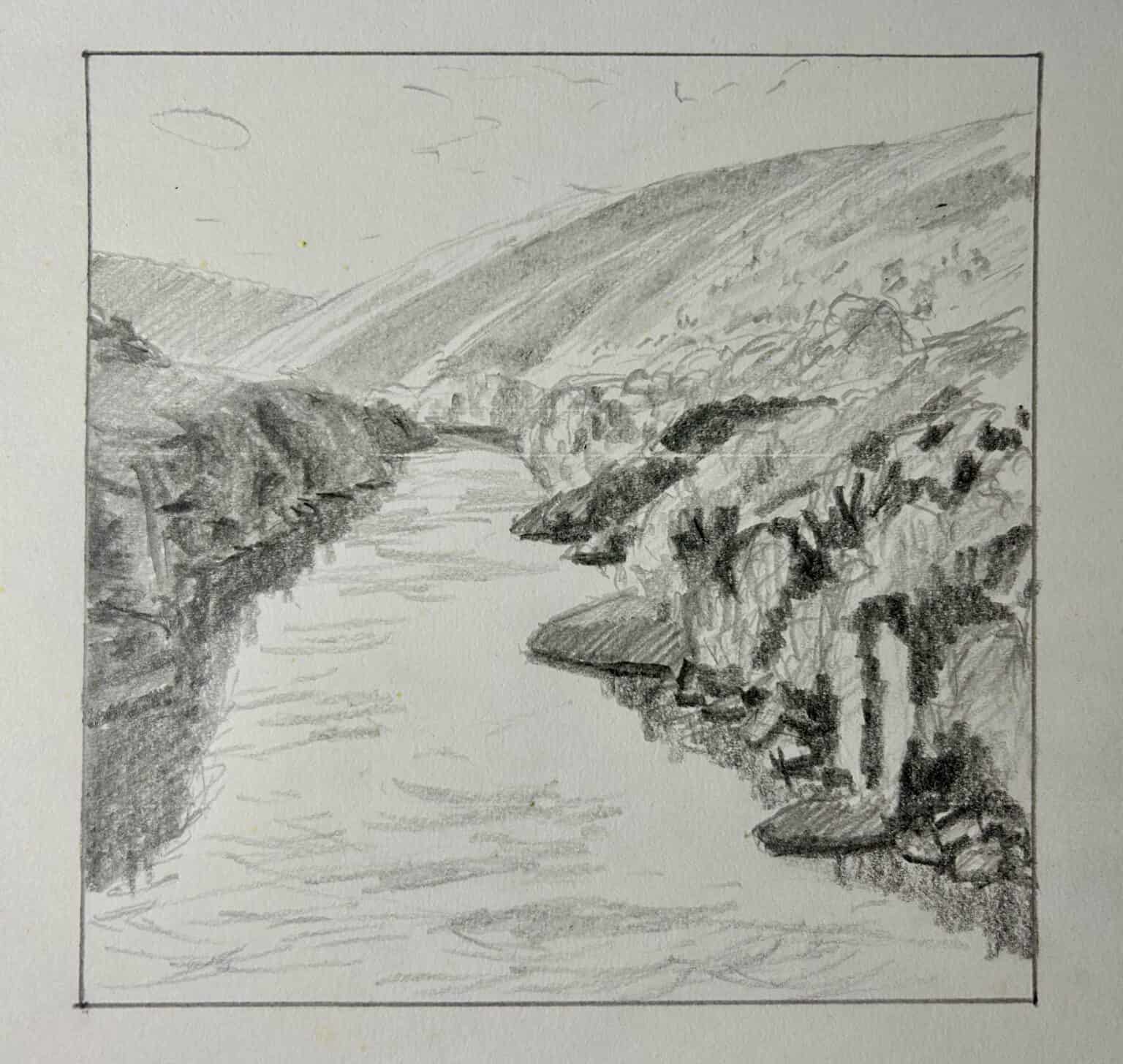 How to Paint Water - Painting a river - Samuel Earp