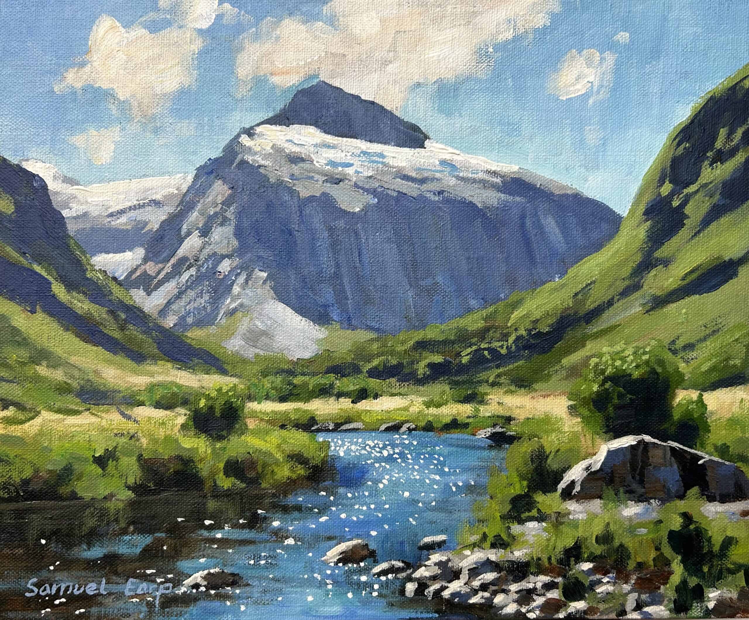 How To Paint A Landscape In Acrylics How To Paint A Landscape In Acrylics